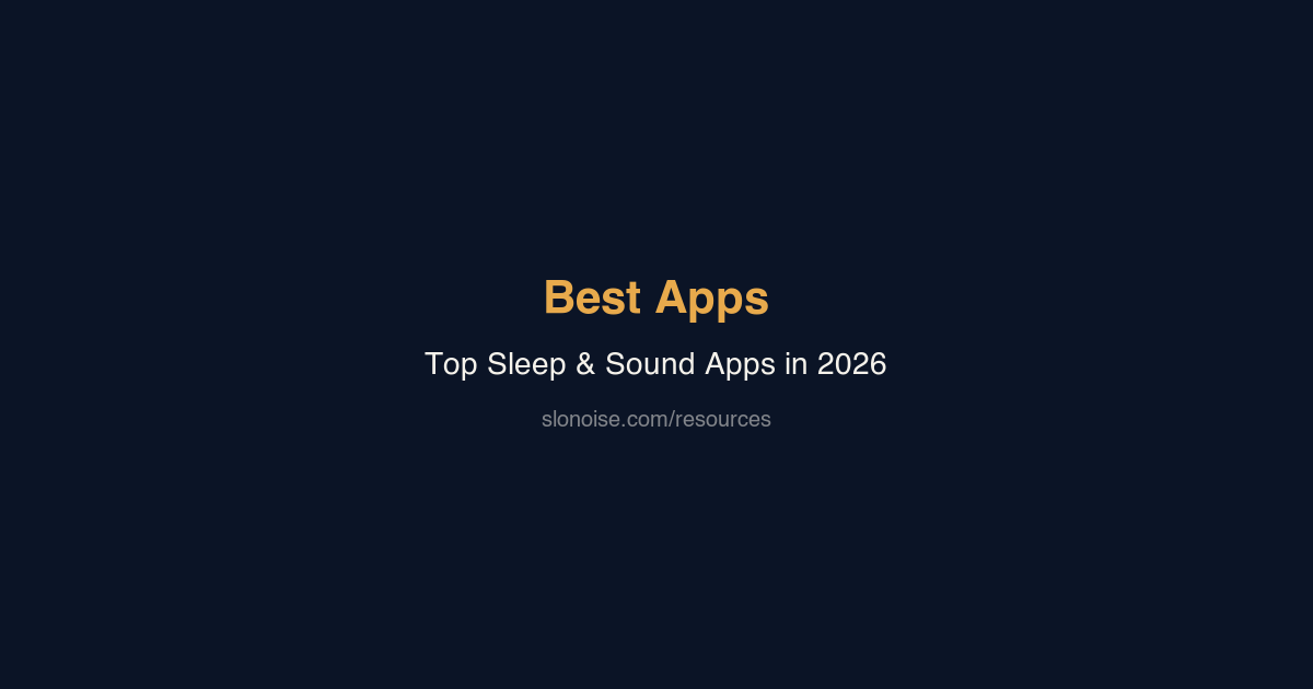 Best Free White Noise Apps in 2026